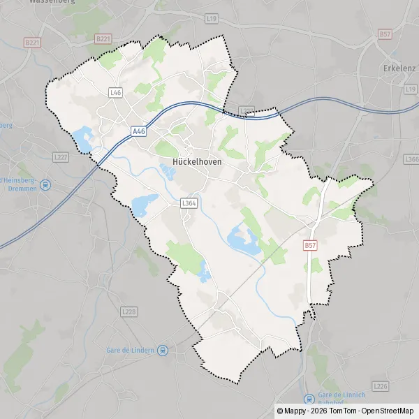 Plan Hückelhoven : carte de Hückelhoven (41836) et infos pratiques