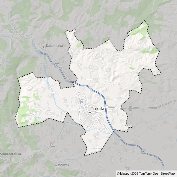 Plan Trikala : carte de Trikala (421 31) et infos pratiques