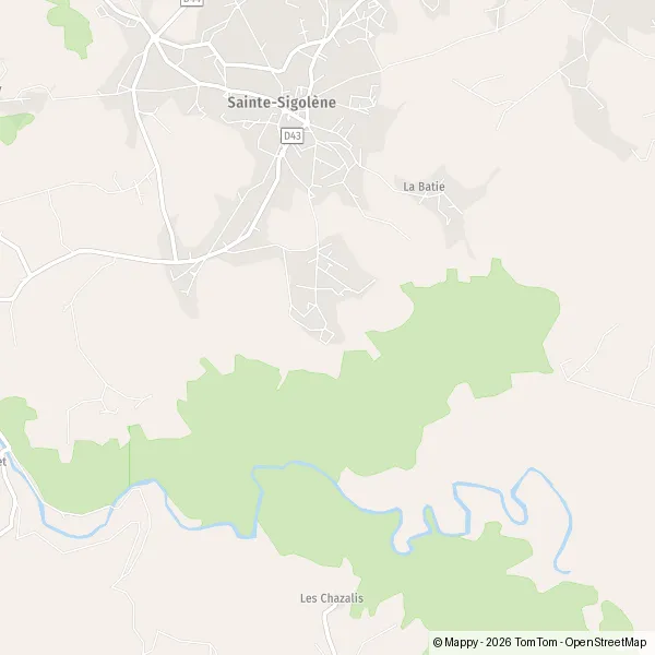 Plan Le Pinet : carte de Le Pinet, 43600 Sainte-Sigolène et infos pratiques