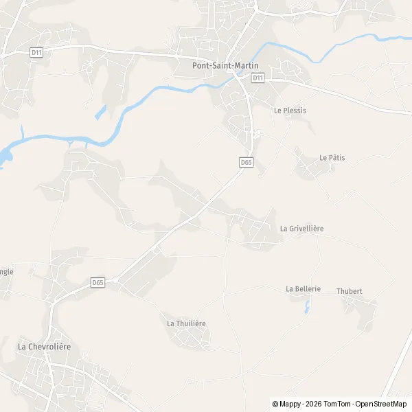 Plan Bergerac : carte de Bergerac, 44118 La Chevrolière et infos pratiques