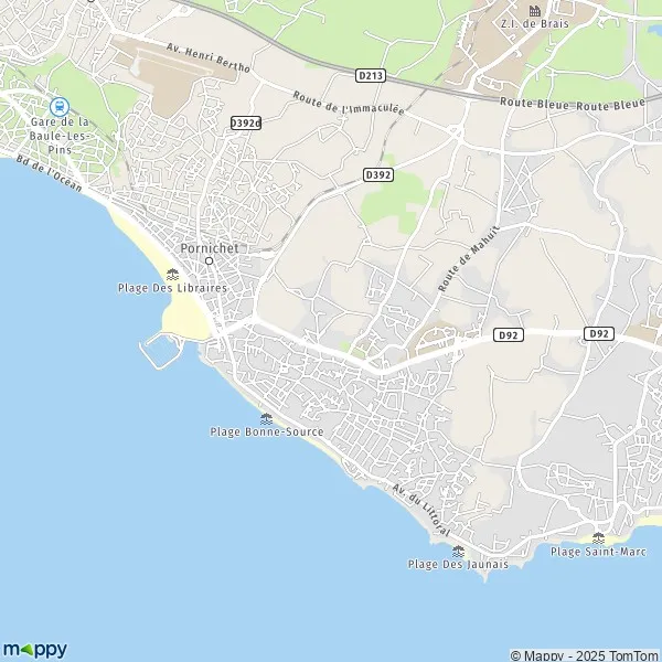 Plan P.A. Pornichet-Atlantique : carte de P.A. Pornichet-Atlantique ...