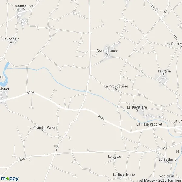 Plan Le Pas d'Héric : carte de Le Pas d'Héric, 44390 Nort-sur-Erdre et ...