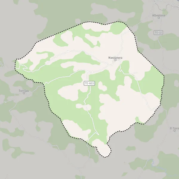 Plan Manzanera : carte de Manzanera (44420) et infos pratiques