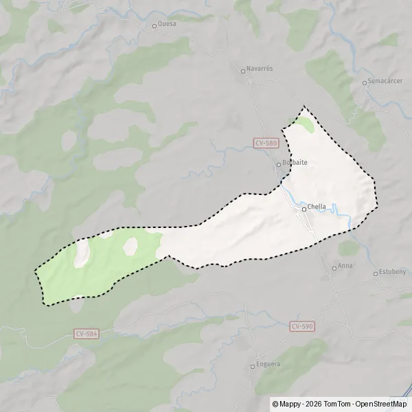 Plan Chella : carte de Chella (46821) et infos pratiques