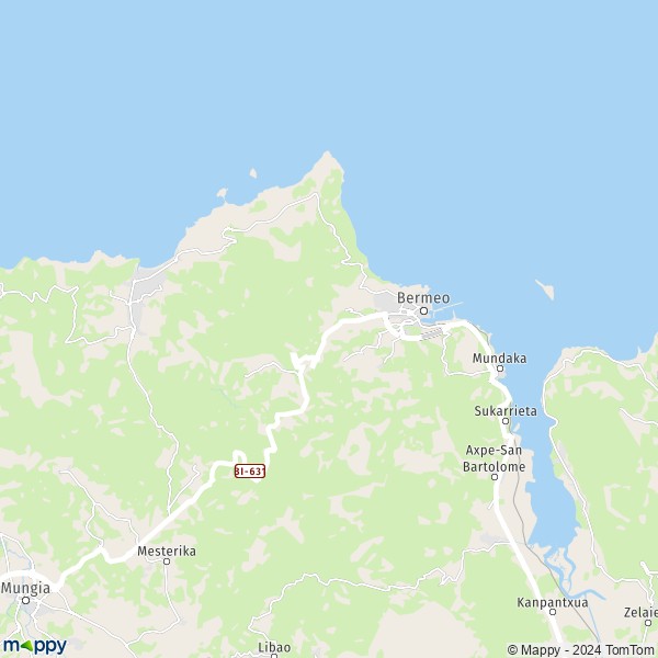 Plan Bermeo : carte de Bermeo (48370) et infos pratiques