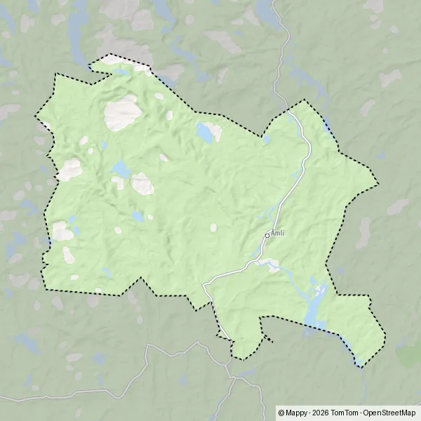 Plan Åmli : carte de Åmli (4865) et infos pratiques