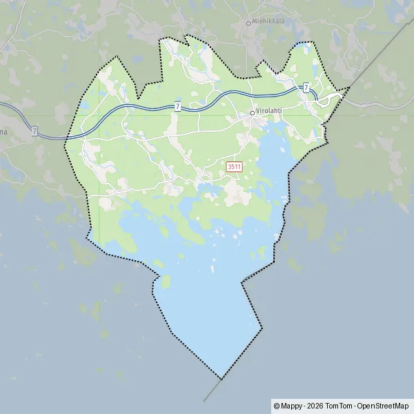 Plan Virolahti : carte de Virolahti (49400) et infos pratiques
