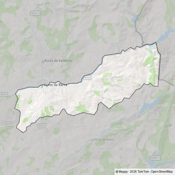 Plan Ponte da Barca : carte de Ponte da Barca (4980) et infos pratiques
