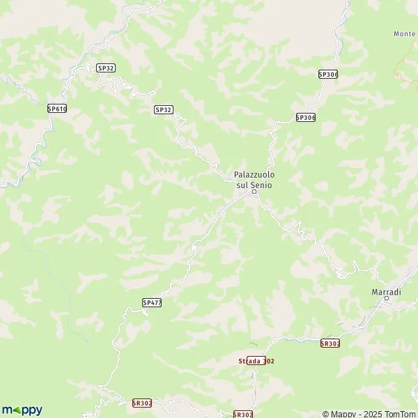 Plan Palazzuolo sul Senio : carte de Palazzuolo sul Senio (50035) et ...