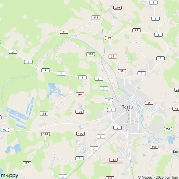 Plan Tartu : carte de Tartu (50103) et infos pratiques