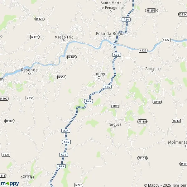 Plan Lamego : carte de Lamego (5100) et infos pratiques