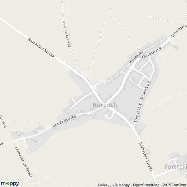 Plan Horbach : carte de Horbach (52072) et infos pratiques