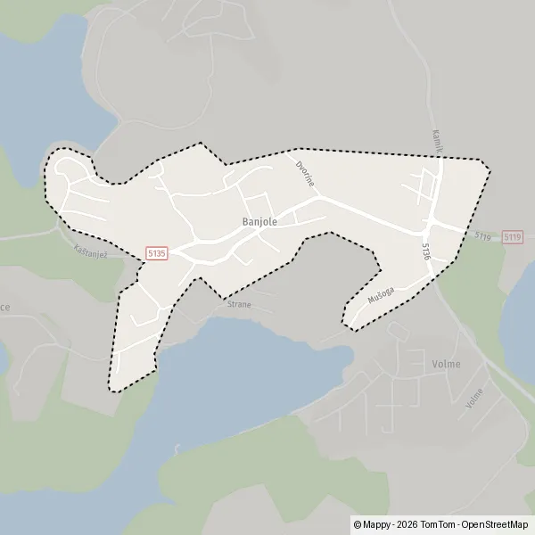 Plan Banjole : carte de Banjole, 52100 Medulin et infos pratiques