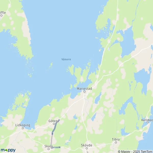 Plan Mariestad : carte de Mariestad (53391) et infos pratiques