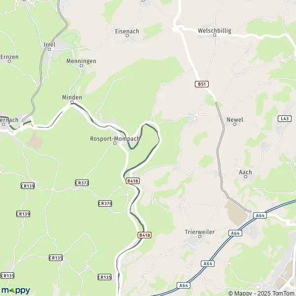 Plan Ralingen : carte de Ralingen (54310) et infos pratiques