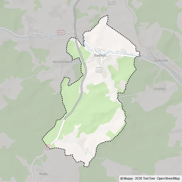 Plan Stadtkyll : carte de Stadtkyll (54589) et infos pratiques