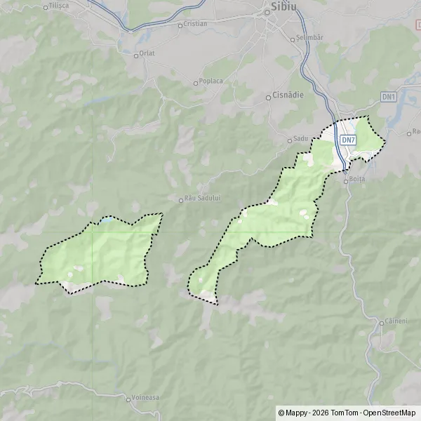 Plan Tălmaciu : carte de Tălmaciu (555700) et infos pratiques