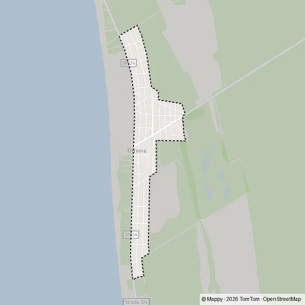 Plan Tirrenia : carte de Tirrenia, 56128 Pise et infos pratiques