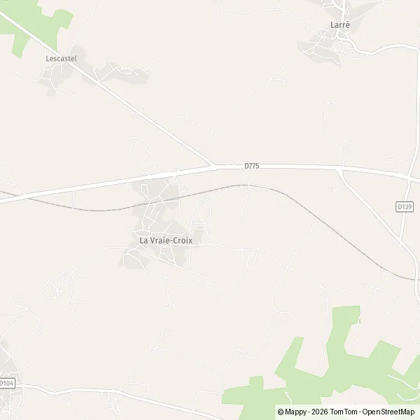 Plan Brégadon : carte de Brégadon, 56250 La Vraie-Croix et infos pratiques