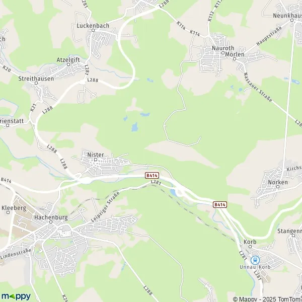 Plan Nister : carte de Nister (57645) et infos pratiques