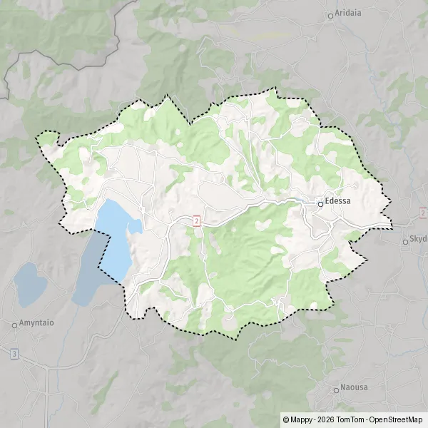 Plan Edessa : carte de Edessa (580 02) et infos pratiques