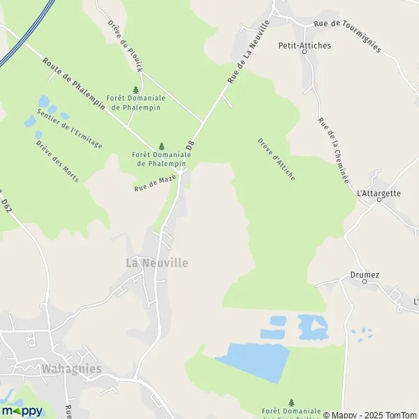 Plan La Neuville : carte de La Neuville (59239) et infos pratiques