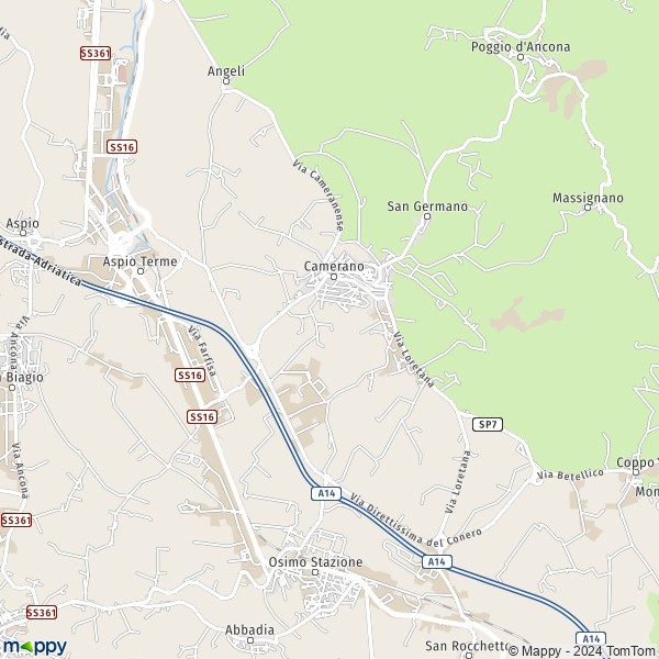 Plan Camerano : carte de Camerano (60021) et infos pratiques