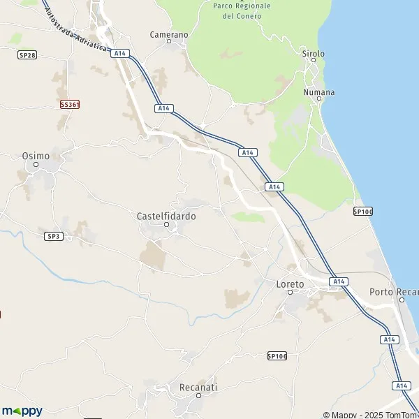 Plan Castelfidardo : carte de Castelfidardo (60022) et infos pratiques