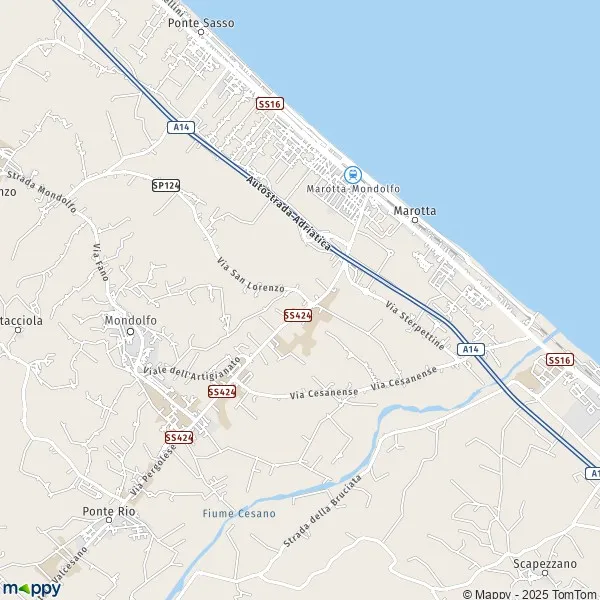 Plan Mondolfo : carte de Mondolfo (61037) et infos pratiques