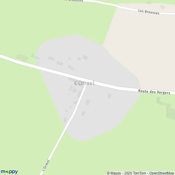 Plan L'Ormel : carte de L'Ormel, 61500 Sées et infos pratiques