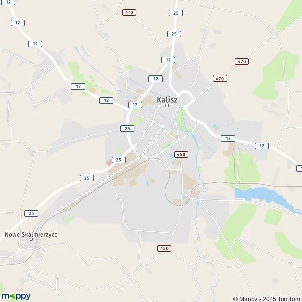 Plan Kalisz : carte de Kalisz (62-800) et infos pratiques