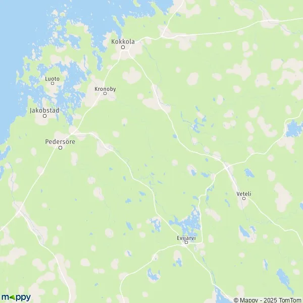 Plan Kronoby : carte de Kronoby (62500) et infos pratiques