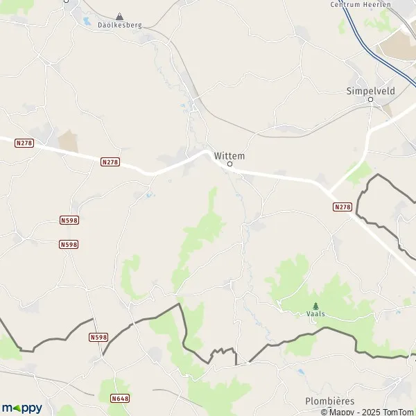 Plan Gulpen-Wittem : carte de Gulpen-Wittem (6271) et infos pratiques