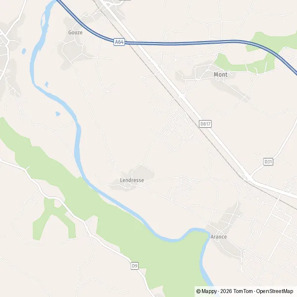 Plan René : carte de René, 64300 Mont et infos pratiques