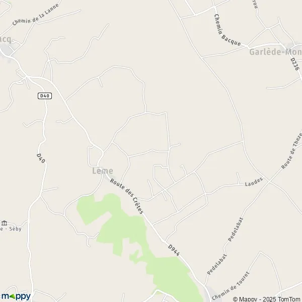Plan Lème : carte de Lème (64450) et infos pratiques