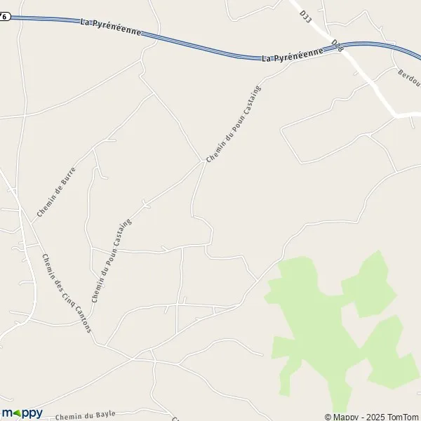 Plan Jus : carte de Jus, 64520 Came et infos pratiques