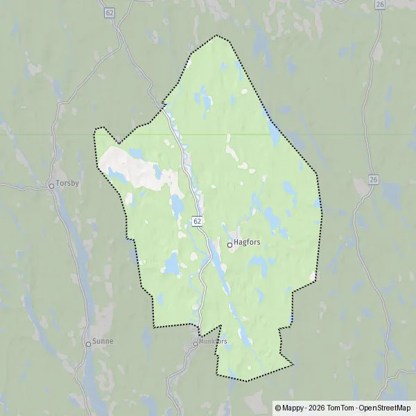 Plan Hagfors : carte de Hagfors (65598) et infos pratiques