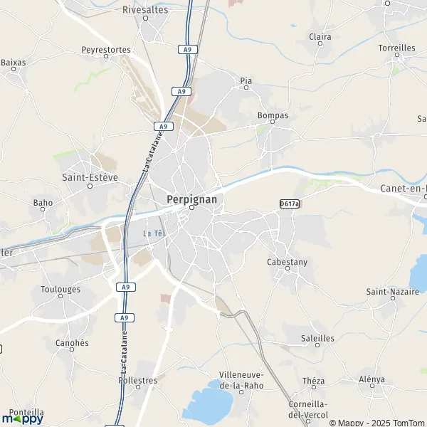 Plan Gare de Perpignan : carte de Gare de Perpignan, 66000 Perpignan et ...