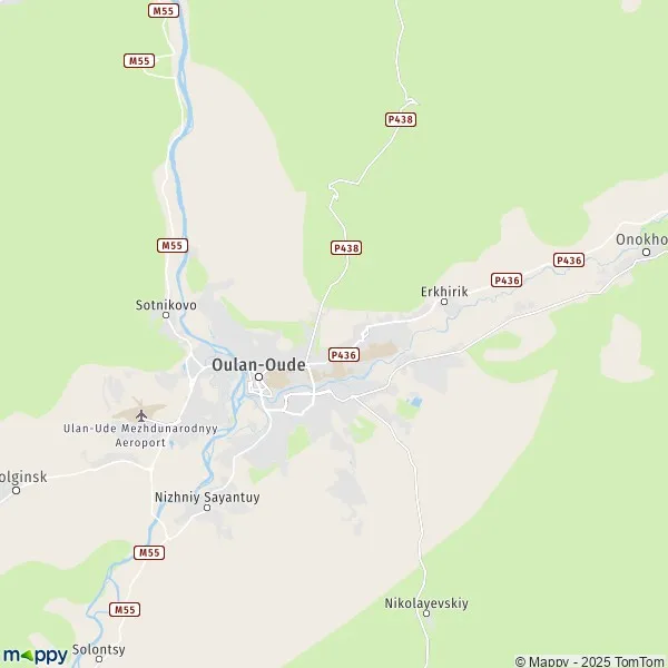 Plan Oulan-Oude : carte de Oulan-Oude (670000) et infos pratiques