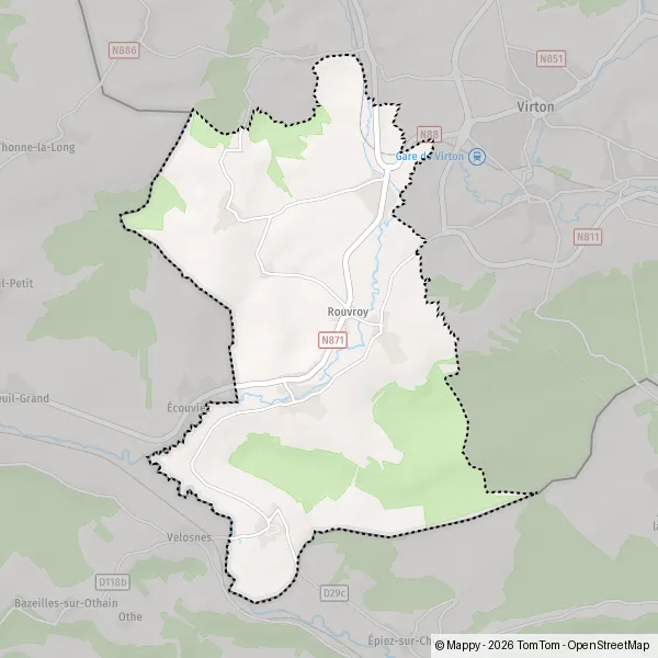 Plan Rouvroy : carte de Rouvroy (6767) et infos pratiques