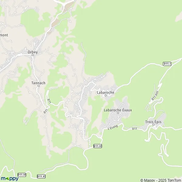 Plan Parc de la Mer Rouge : carte de Parc de la Mer Rouge, 68100-68200 ...