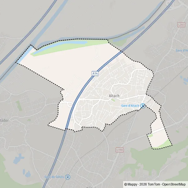 Plan Altach : carte de Altach (6840) et infos pratiques