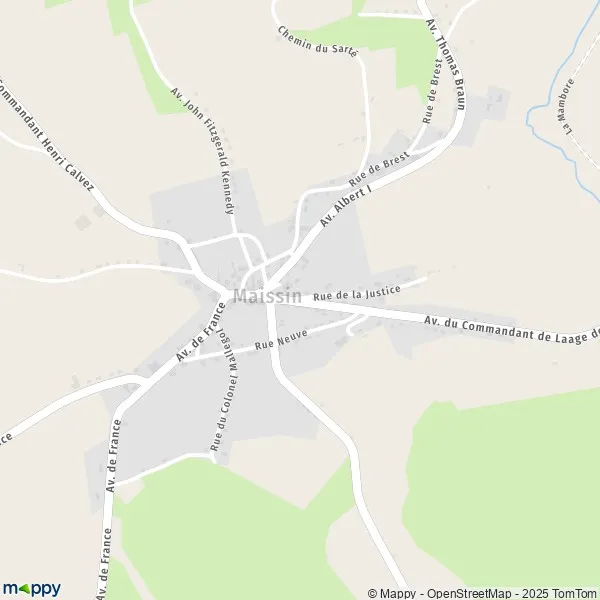 Plan Maissin : carte de Maissin (6852) et infos pratiques