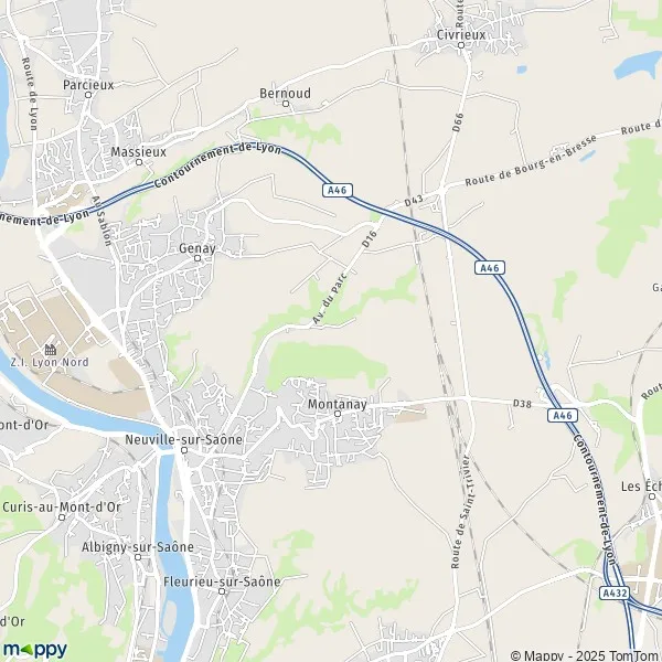 Plan Parc De l'Hôtel De Ville : carte de Parc De l'Hôtel De Ville ...