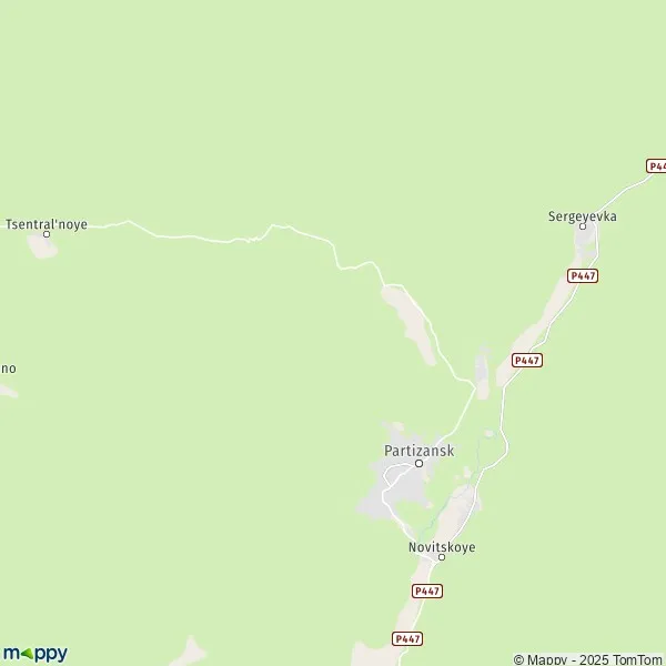 Plan Partizansk : carte de Partizansk (692852) et infos pratiques