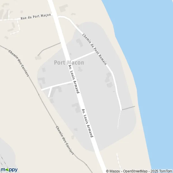 Plan Port Macon : carte de Port Macon, 69650 Saint-Germain-au-Mont-d'Or ...