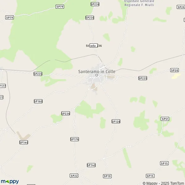 Plan Santeramo in Colle : carte de Santeramo in Colle (70029) et infos ...