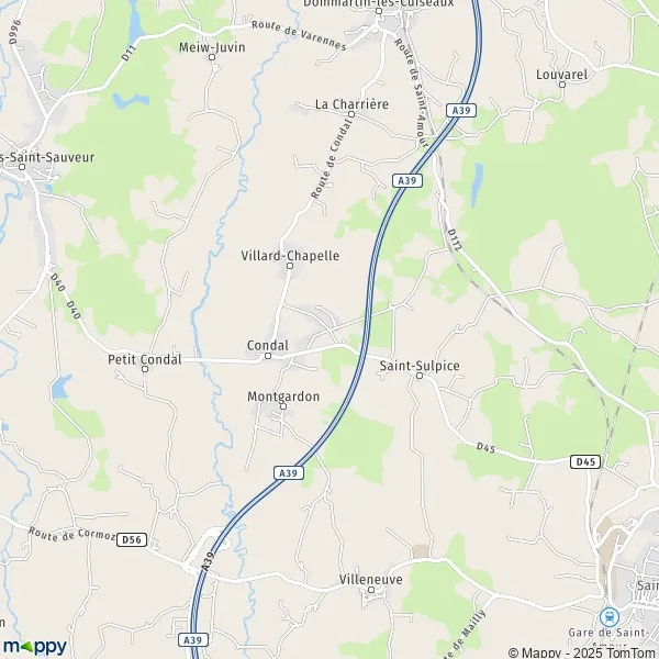 Plan La Commune : carte de La Commune (71480) et infos pratiques