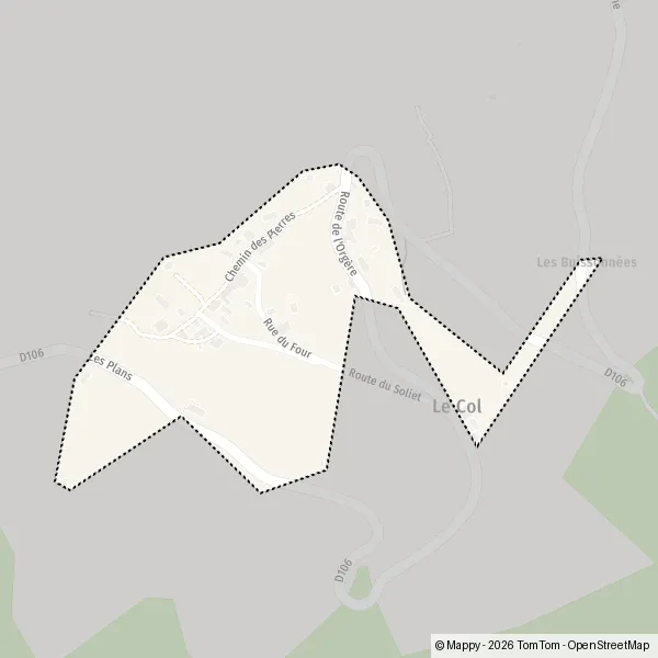 Plan Le Col : carte de Le Col, 73500 Saint-André et infos pratiques