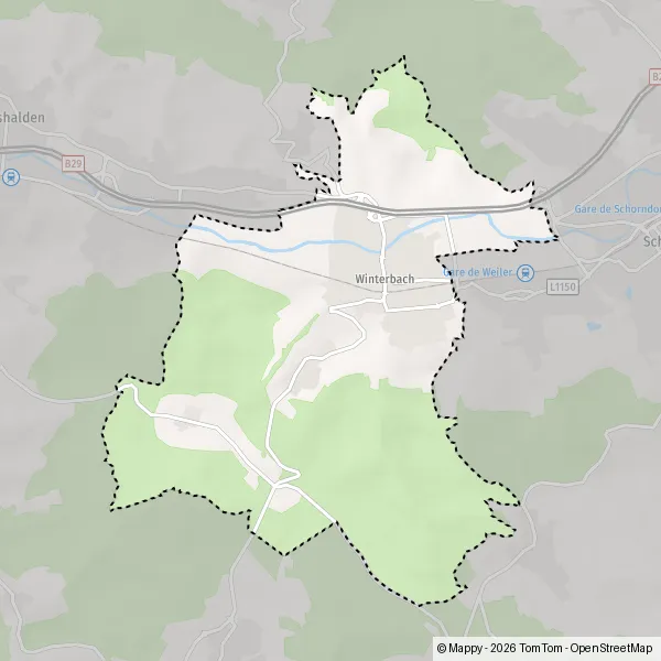 Plan Winterbach : carte de Winterbach (73614) et infos pratiques